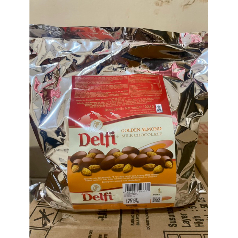 Jual COKLAT DELFI ALMOND 1kg, COKLAT DELFI MEDE 1kg, 500gr Reject Label ...