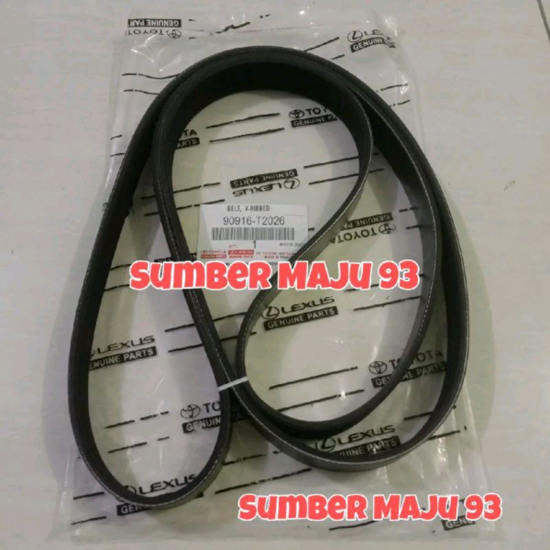 Jual Fan Belt Van Tali Kipas 7PK 1935 Toyota Alphard Harrier Estime 2400Cc 90916-T2026 | Shopee ...
