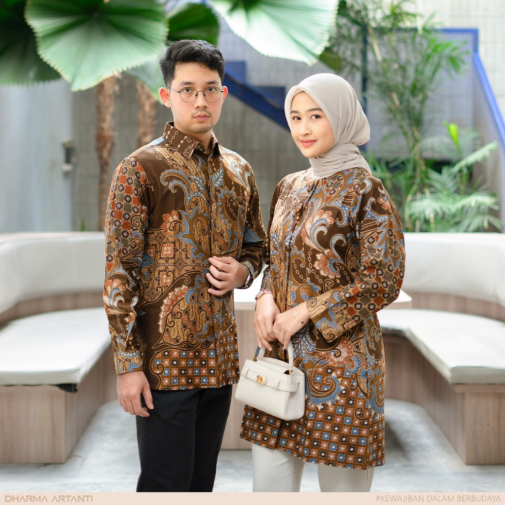 Jual DHARMA ARTANTI | Couple Batik Motif Sembodo Lapis Trikot/Furing ...