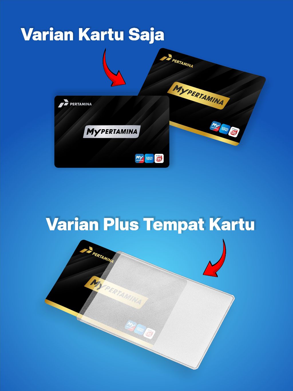 Jual Kartu My Pertamina Bahan PVC Card Tebal Sehari Jadi | Shopee Indonesia