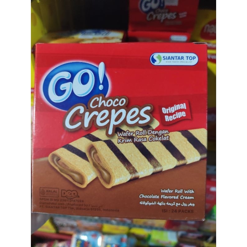 Jual Go Choco Crepes 1 pak isi 24 pcs | Shopee Indonesia
