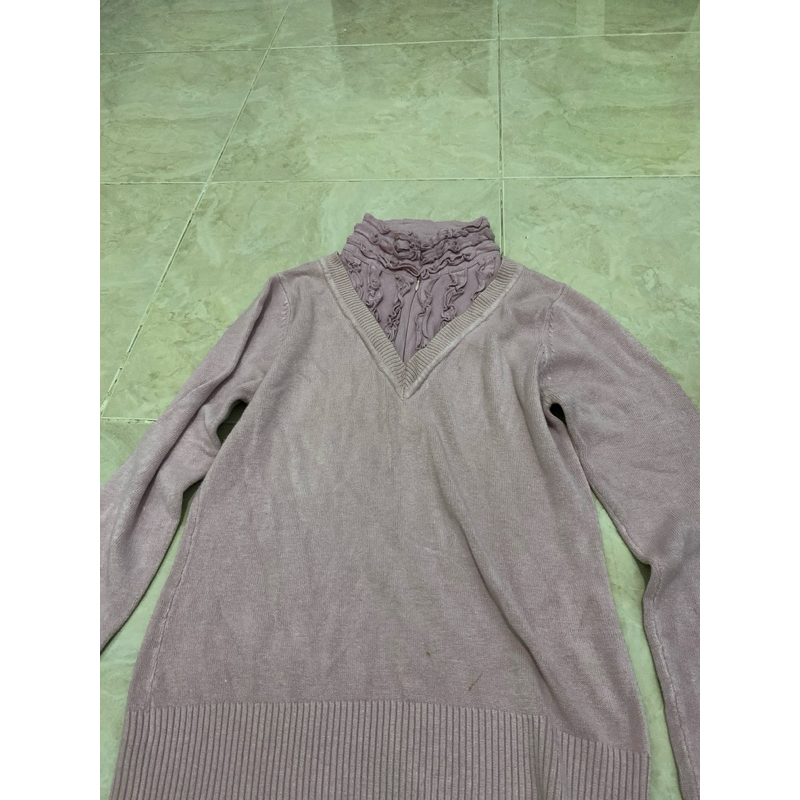 Jual sweater lilac tebal | Shopee Indonesia