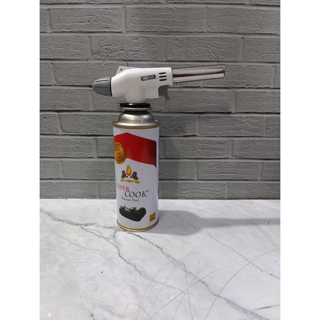 Jual TGM ALAT PEMBAKAR KEJU PEMANTIK DENGAN TABUNG GAS KALENG SUPERCOOK ...