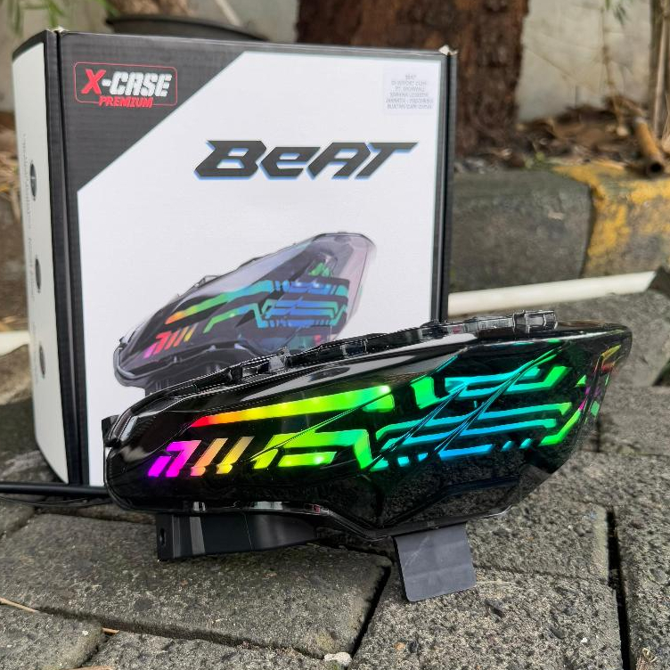 Jual Lampu Stop All Beat New Deluxe Beat CBS Beat Street Lazy RGB+APP ...