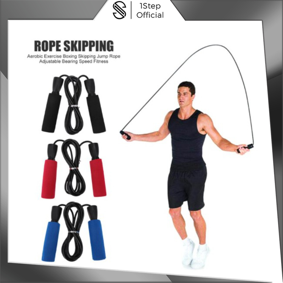 Jual 1step Tali Lompat Skiping Dengan Gagang Anti Licin Dapat ...