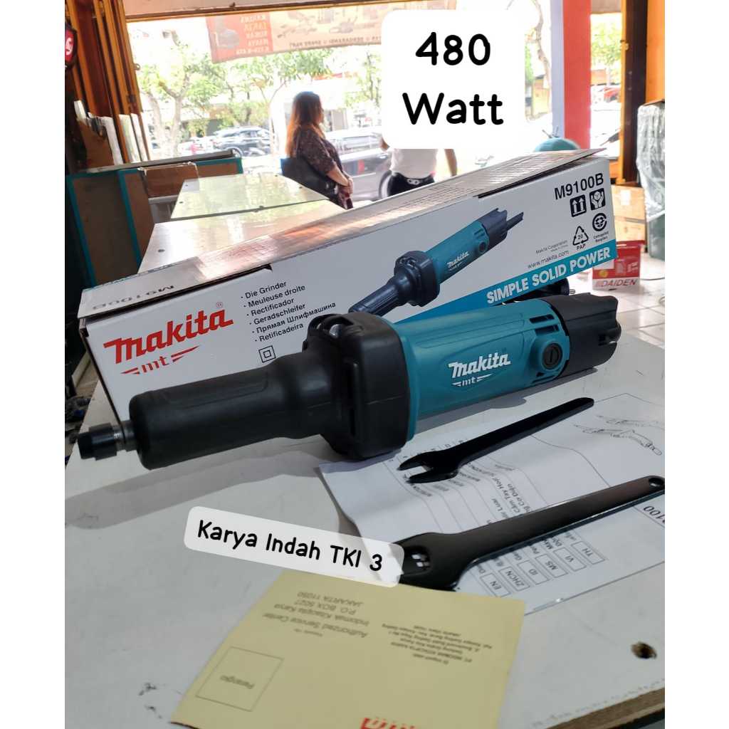 Jual M 9100b Gerinda Botol Tuner Die Grinder 6mm Makita M9100B Bor ...