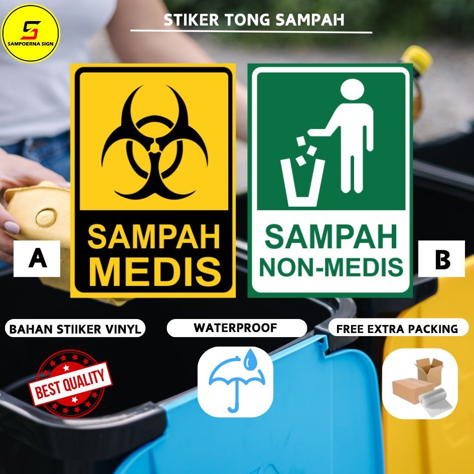 Jual Stiker Sampah Infeksius | Shopee Indonesia