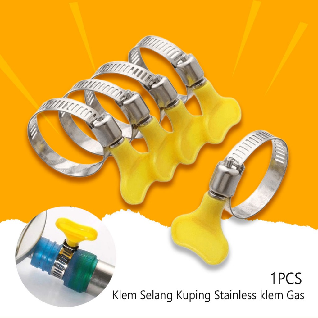 Jual Klem Selang Kuping Klem Kompor/ Hose Clamps Selang Air Cincin ...