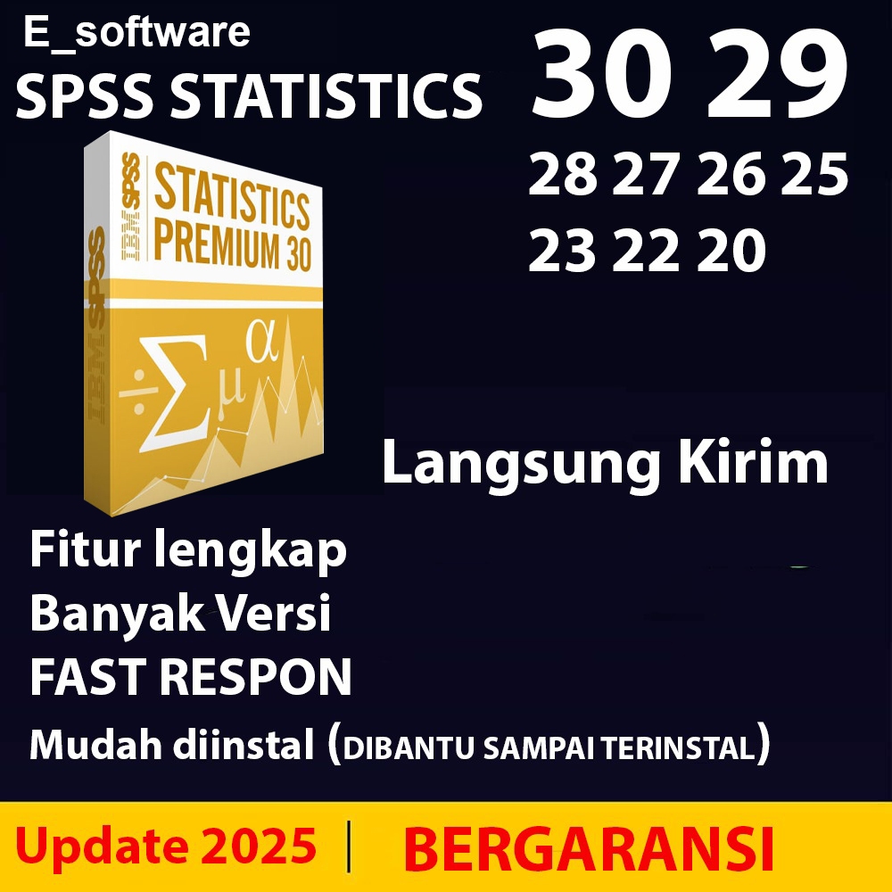 Jual SPSS 29 Full Version For Mac/WIN + Versi Lainnya | Shopee Indonesia