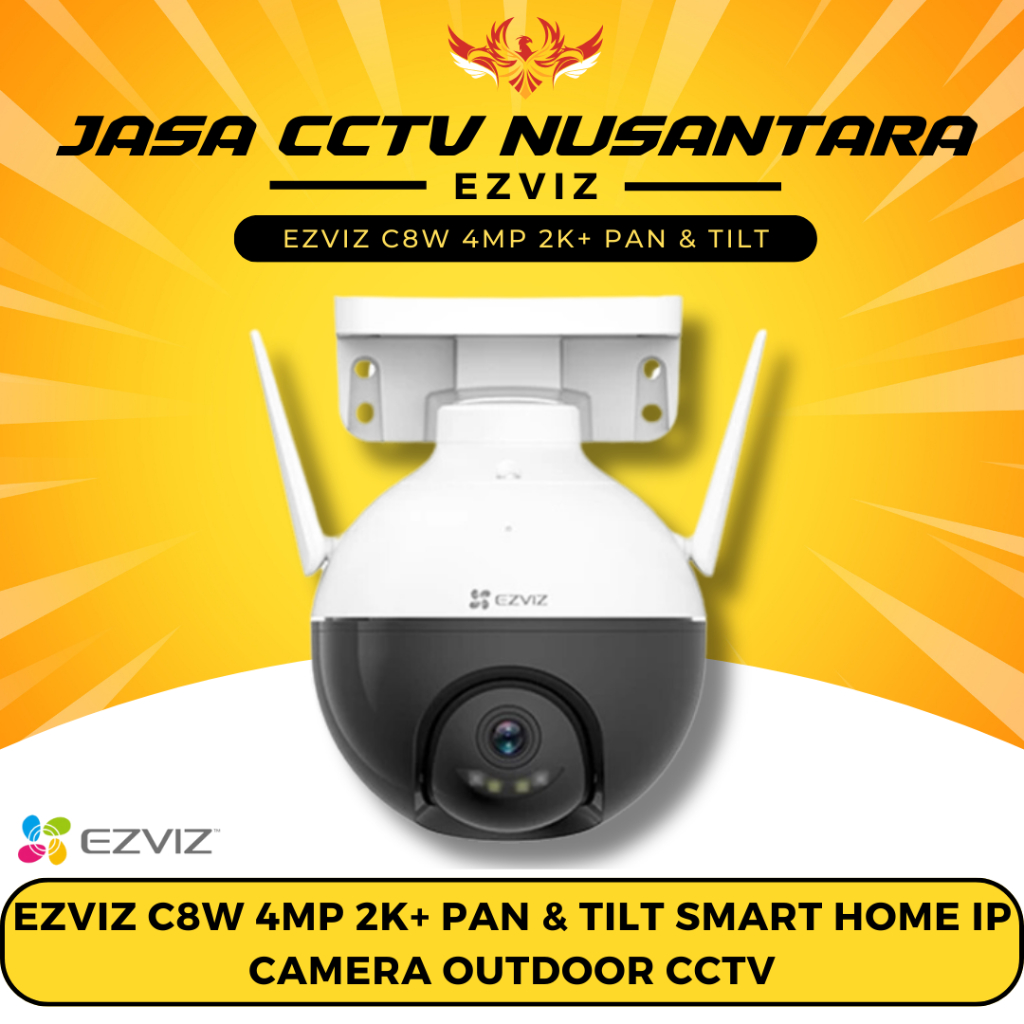 Jual Ezviz C8W 4MP 2K+ Pan & Tilt Smart Home IP Camera Outdoor CCTV ...