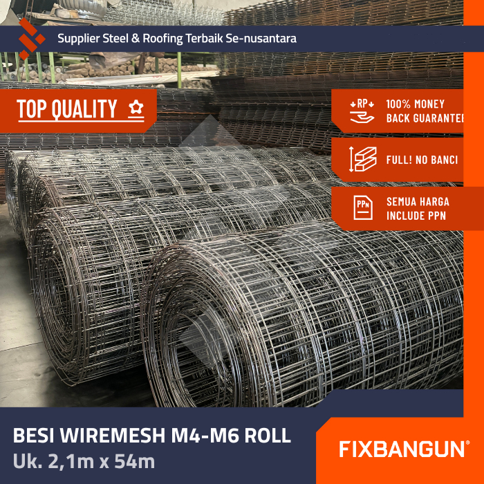 Jual Besi Wiremesh Roll M4-M6 Full SNI Sertifikat | Shopee Indonesia