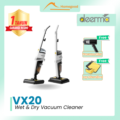 Jual Deerma VX20 Wet Dry Smart Vacuum Cleaner dual Shaft Penyedot Debu Basah | Shopee Indonesia
