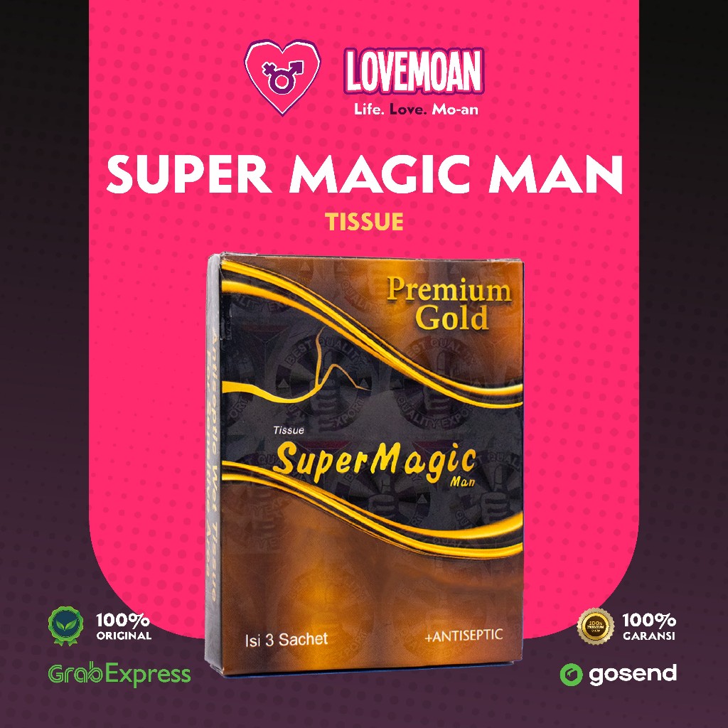 Jual Tisu Super Magic Man Tisu Premium Gold Original | Shopee Indonesia