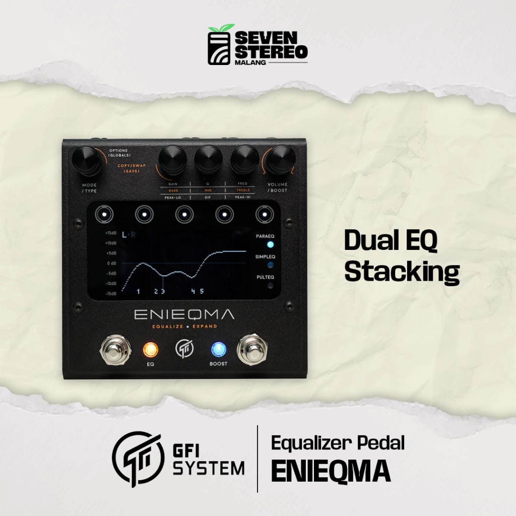 Jual GFI System ENIEQMA Advanced Equalizer Pedal Efek Gitar Bass EQ ...