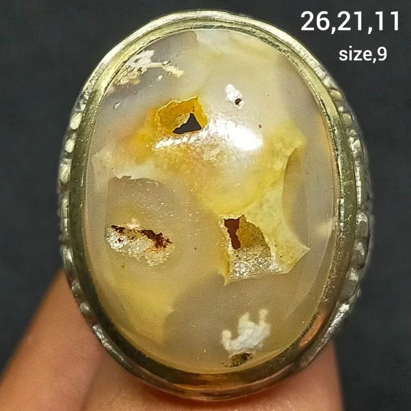 Jual Cincin batu akik asli combong lubang 2 antik top hq natural (asli ...