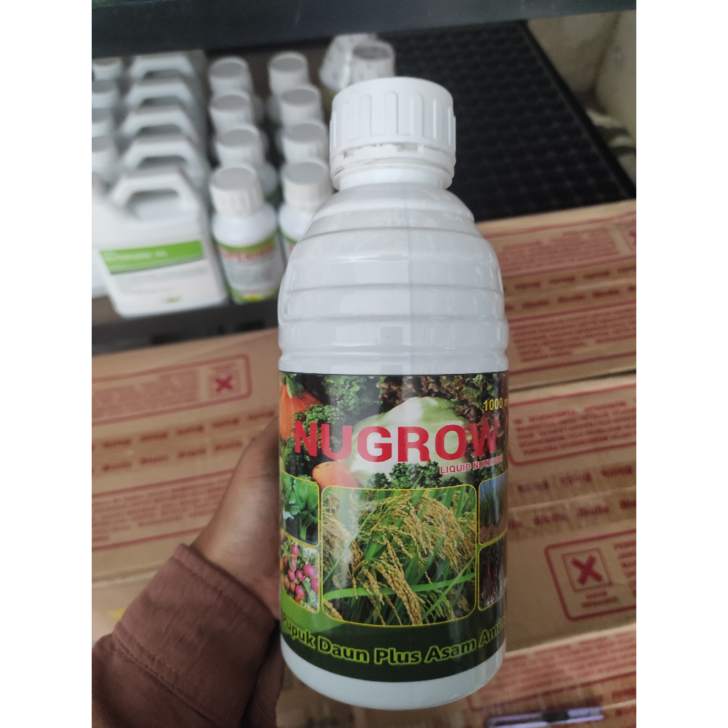 Jual PUPUK DAUN NUGROW LIQUID NUTRISION kemasan 1Liter | Shopee Indonesia