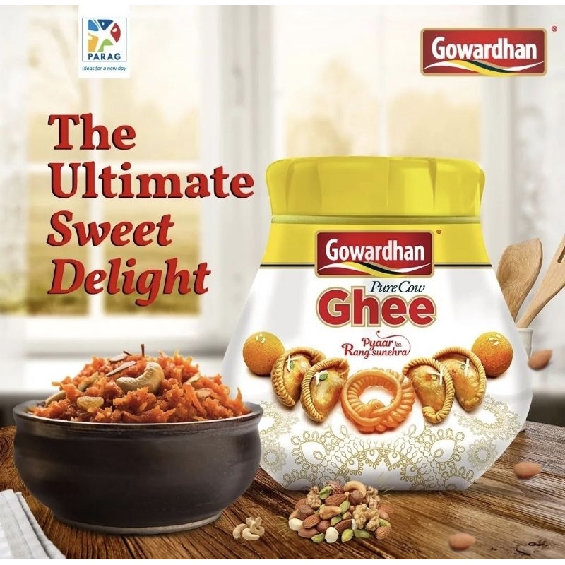 Jual Gowardhan Pure Ghee 200ml | Minyak Ghee Gowardhan | Shopee Indonesia