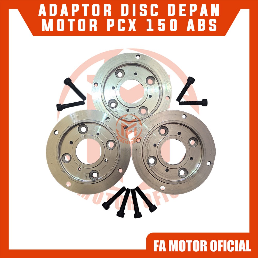 Jual Adaptor Depan Motor PCX 150 / PCX 160 ABS Adaptor Disc Depan PCX ...