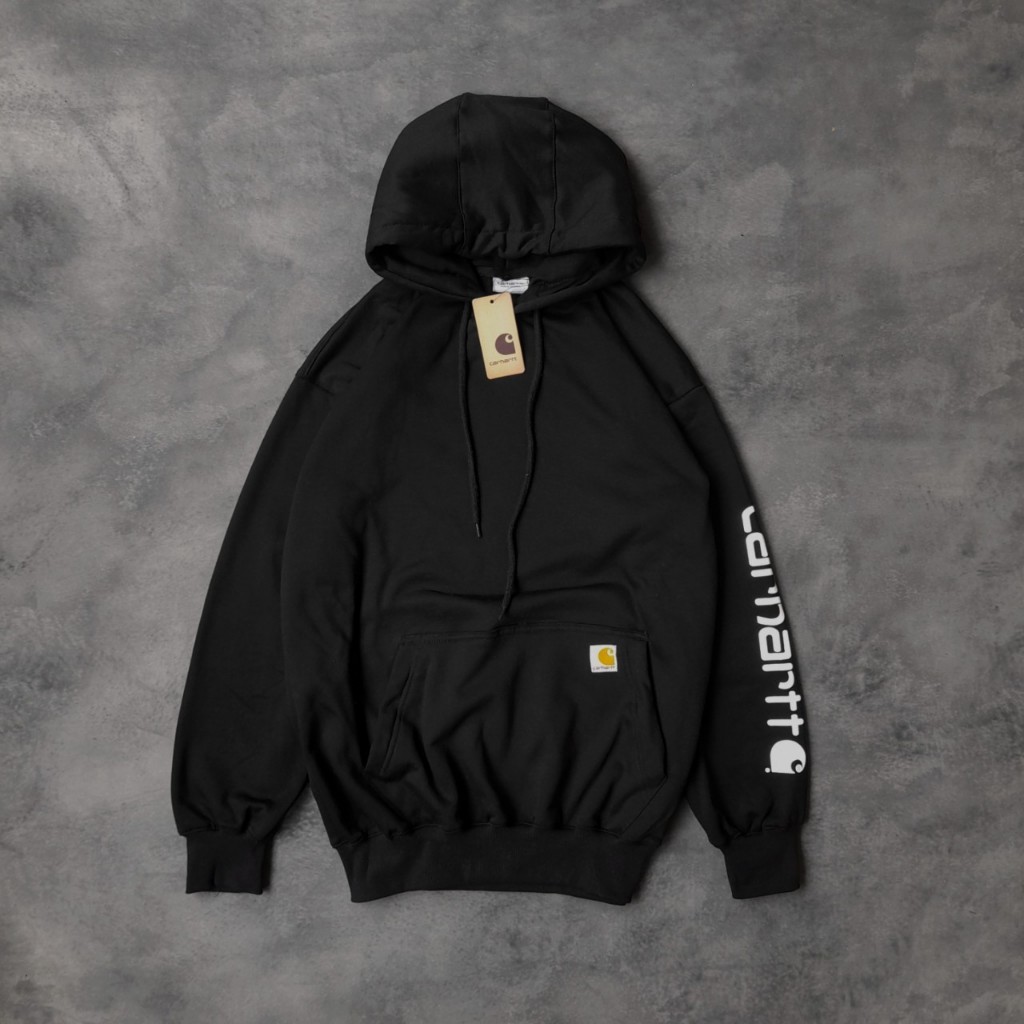 Jual JACKET SWEETER CHARTHART HITAM FULTAG READY | Shopee Indonesia