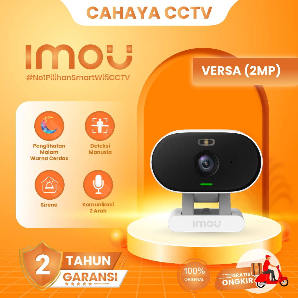 Jual IMOU VERSA 2MP SMART IP CAMERA CCTV Wi-Fi | COLOR NIGHT VISION ...