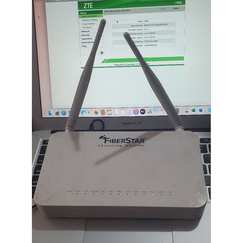 Jual router zte f609 v5.3 gpon ont | Shopee Indonesia