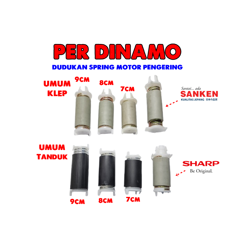 Jual ANEKA KAKI DINAMO SPIN MESIN CUCI | DUDUKAN PER SPRING MOTOR ...