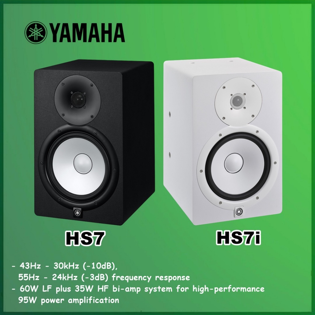 Jual Yamaha HS7 HS7i HS 7 6.5" 2-Way Powered Studio Monitor Speaker | Shopee Indonesia