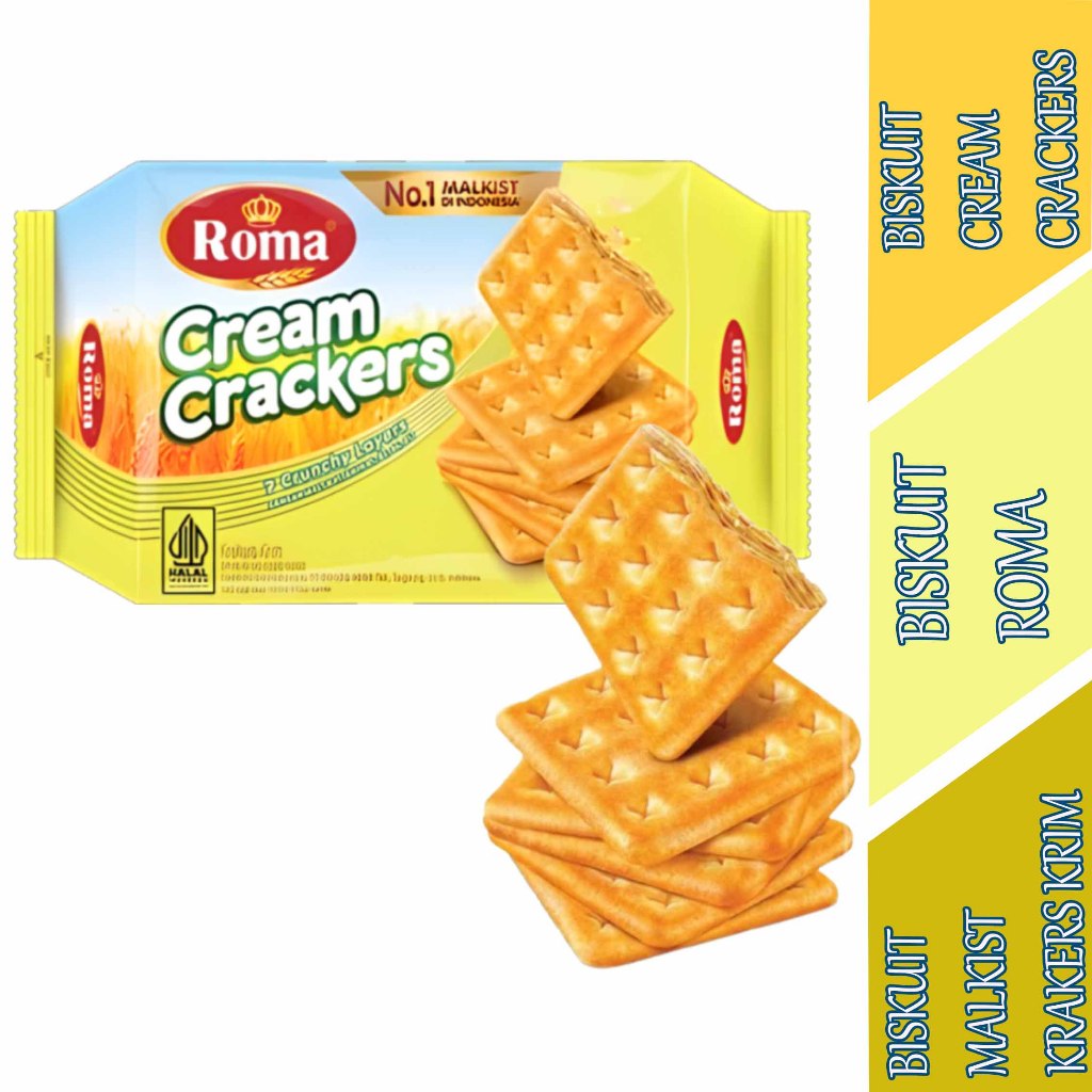 Jual Biskuit Malkist Krakers Krim - Biskuit Roma - Biskuit Cream ...