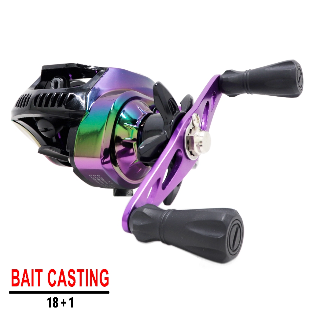 Jual Reel Bait Casting BC 18 +1 ,Ratio 7.2:1 Max Drag 10 Kg, Spool ...