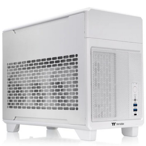 Jual THERMALTAKE TR100 SNOW WHITE MINI ITX SFF PC CASE CASING GAMING ...