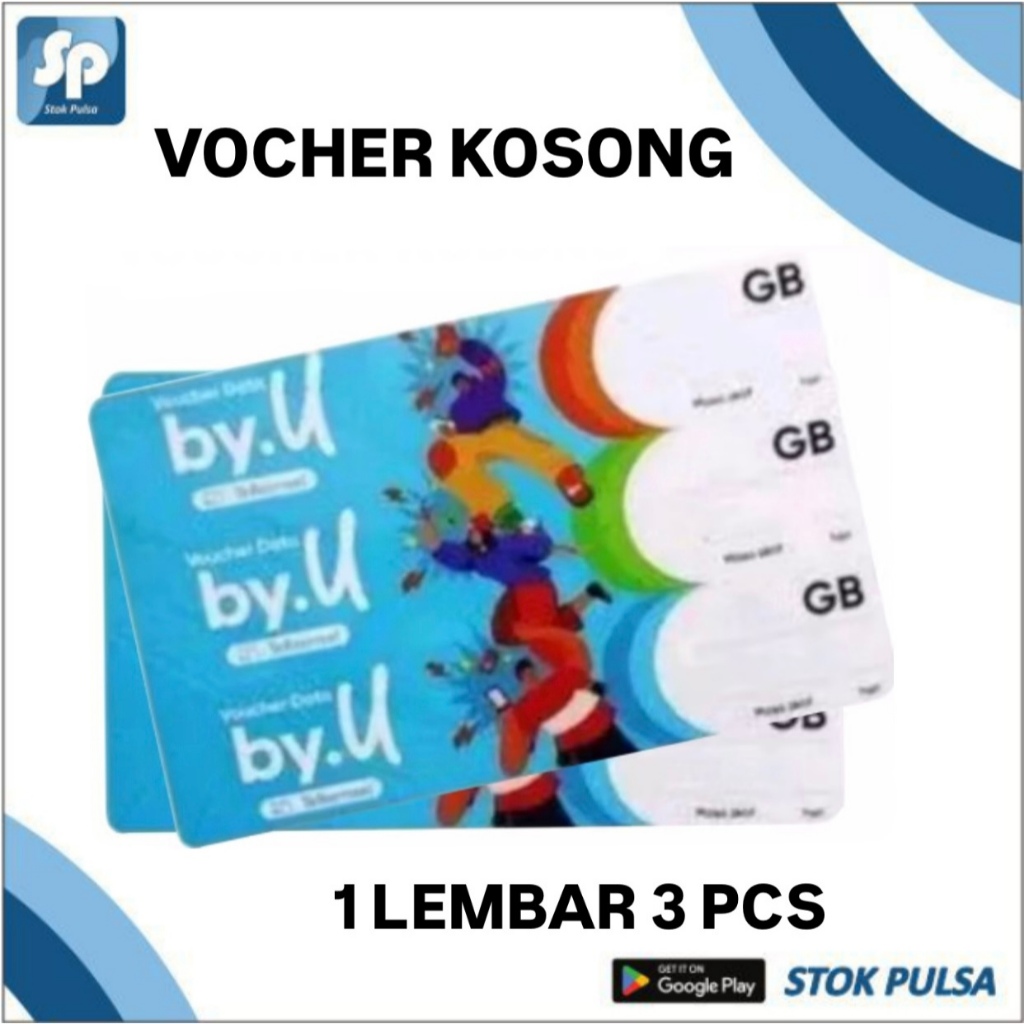 Jual Voucher Kosong byU - Voucher Kosong by.U | Shopee Indonesia