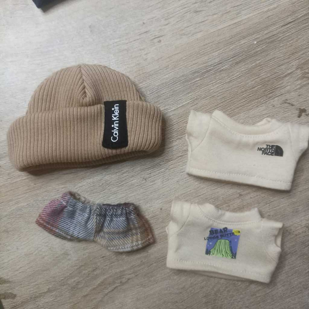 Jual SC-IDOLLOOK TAEHYUNG V BTS KAOS THE NORTH FACE, BEANIE SABLON ...