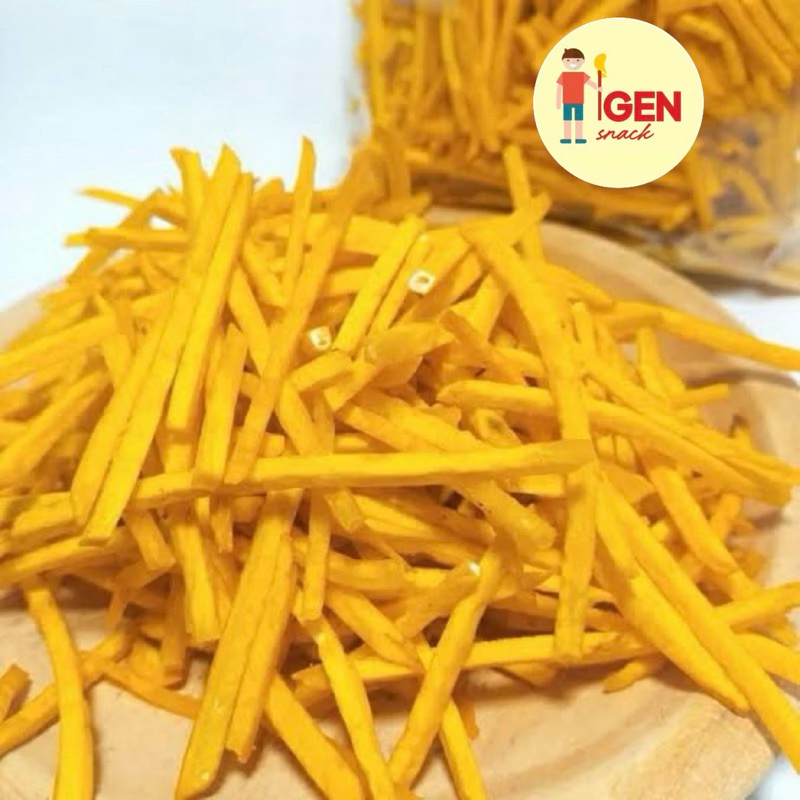Jual STIK TALAS KUNING / KERIPIK STIK TALAS KUNING | Shopee Indonesia