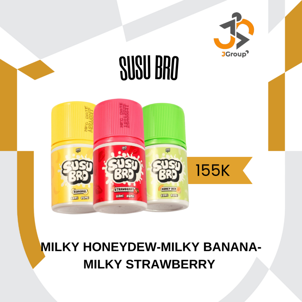 Jual SUSU BRO SERIES 60ML FREEBASE BY JVS LAB E-LIQUID | Shopee Indonesia