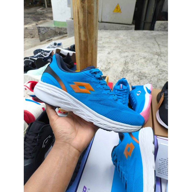 Jual Sepatu Running Lotto Curtis "Royal" | Shopee Indonesia