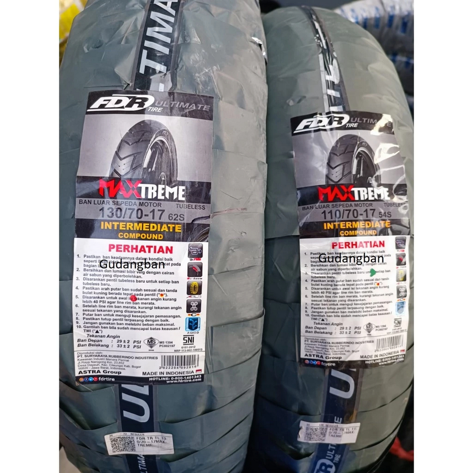 Jual (CEK VARIAN ) MAXTREME !! FDR ULTIMATE TIRE Ban Supermoto Ninja ...