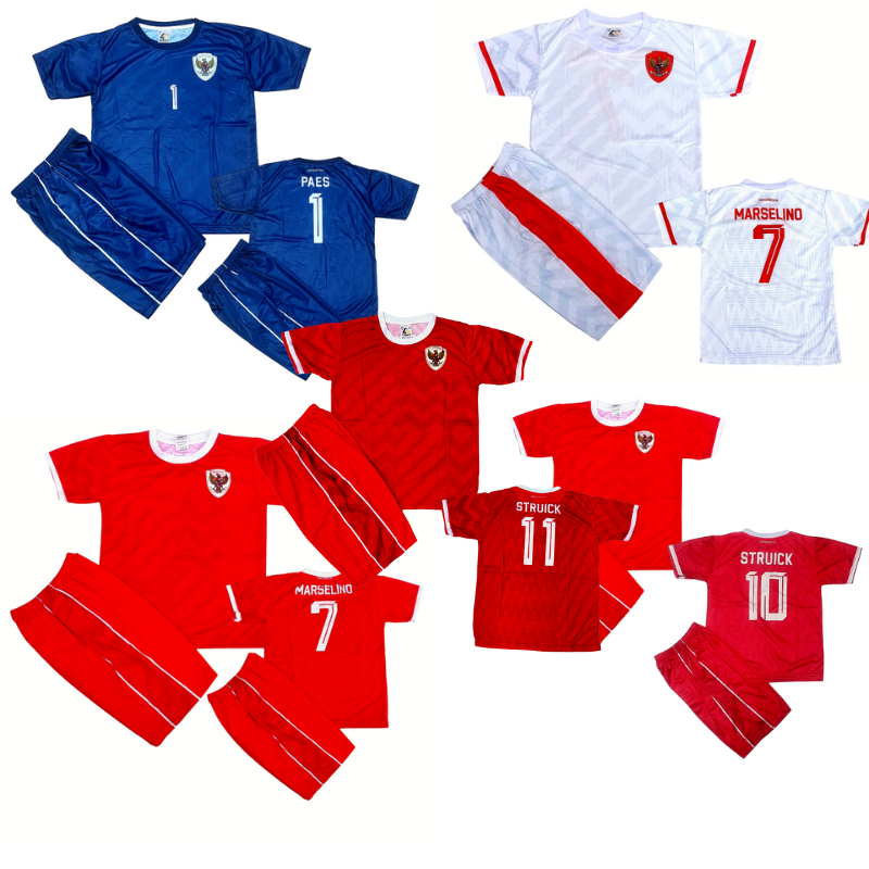 Jual jersey timnas indonesia/baju marselino/baju struick/jersey paes ...