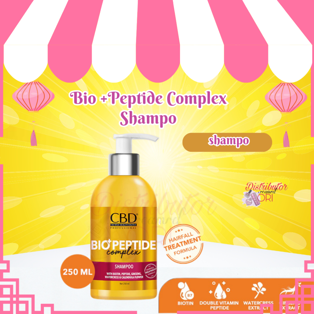 Jual CBD BIO+PEPTIDE COMPLEX SHAMPOO 250ml | BPOM | ORIGINAL | Shopee Indonesia
