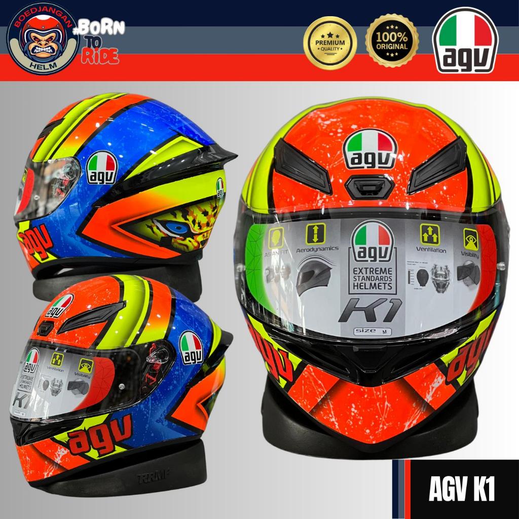 Jual AGV HELM K1 GRAPICH - IZAN - ORANGE - AGV ORIGINAL K1 - HELM AGV ...