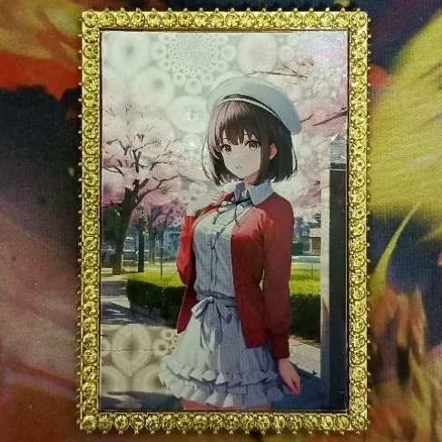 Jual Kartu CCG Metal Frame Card Saekano Megumi Kato | Shopee Indonesia