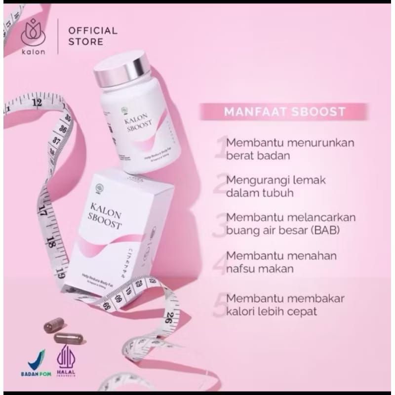 Jual Kalon Sboost Premium Kapsul Pelangsing Badan Pembakar Lemak Dan ...