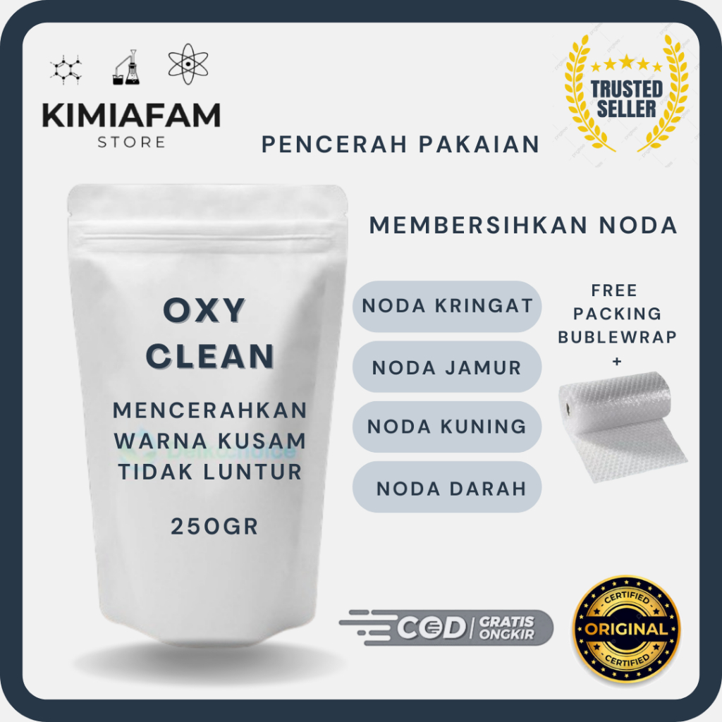 Jual Oxy Clean Oxy Powder Deterjen Pemutih Pakaian & Penghilang Noda ...