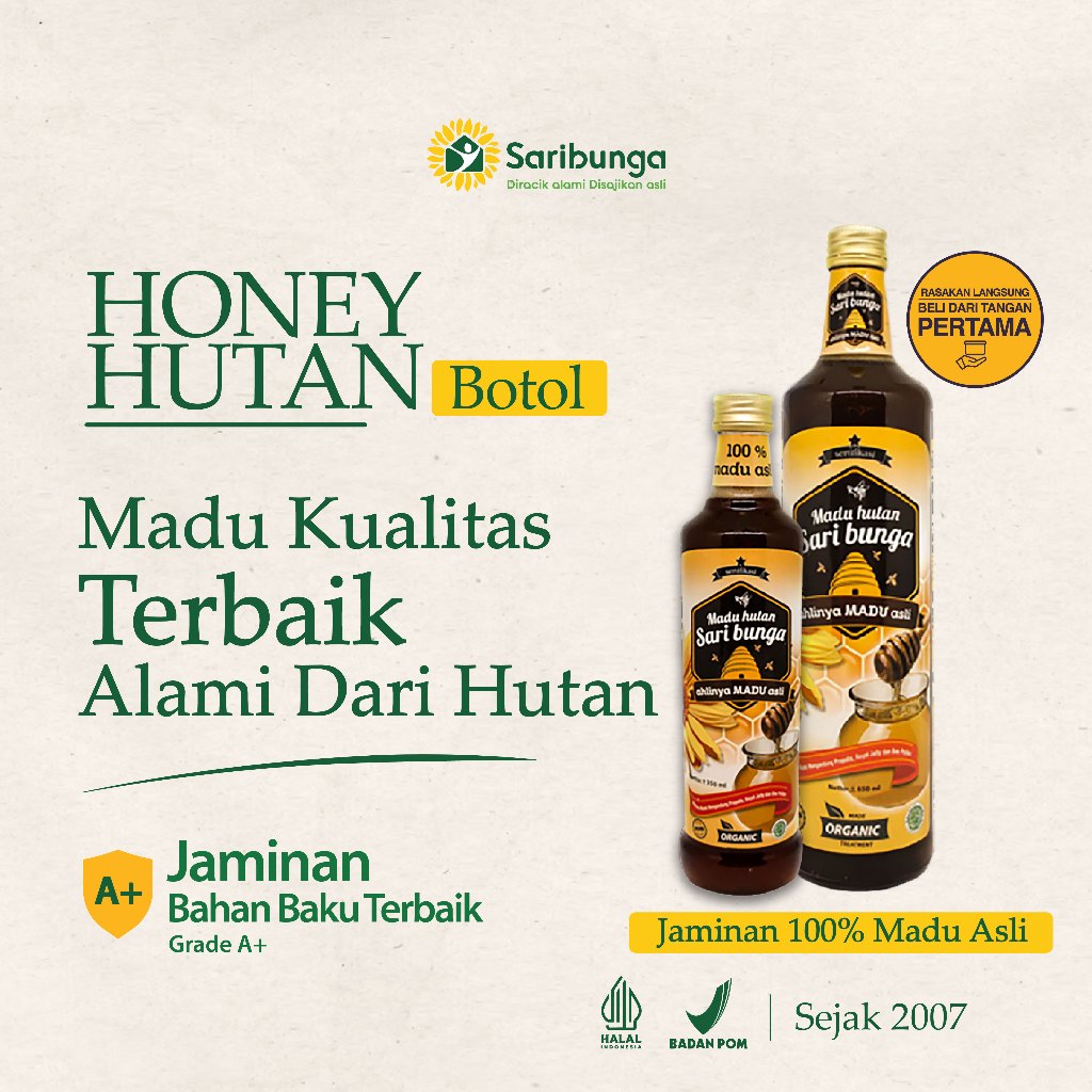 Jual Madu Hutan Asli 100% Tanpa Campuran Apapun - Multifunsi & Manfaat ...