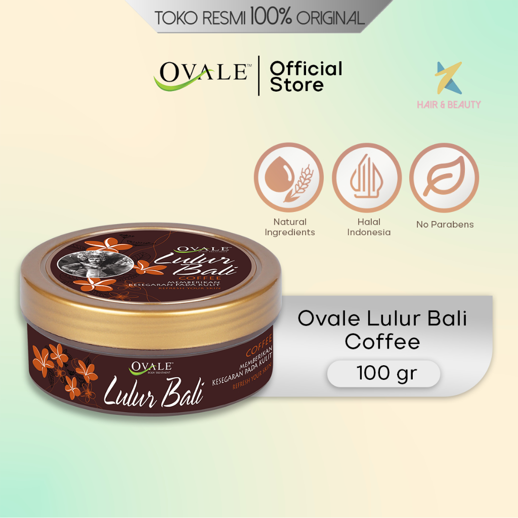 Jual Ovale Lulur Bali Jar Coffee 100gr | Shopee Indonesia