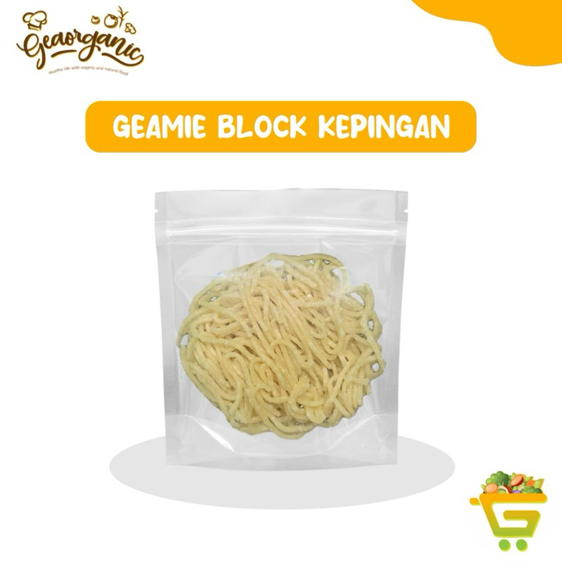 Jual Mie Block Gluten Free Geamie Tanpa Bumbu 1 Keping | Shopee Indonesia