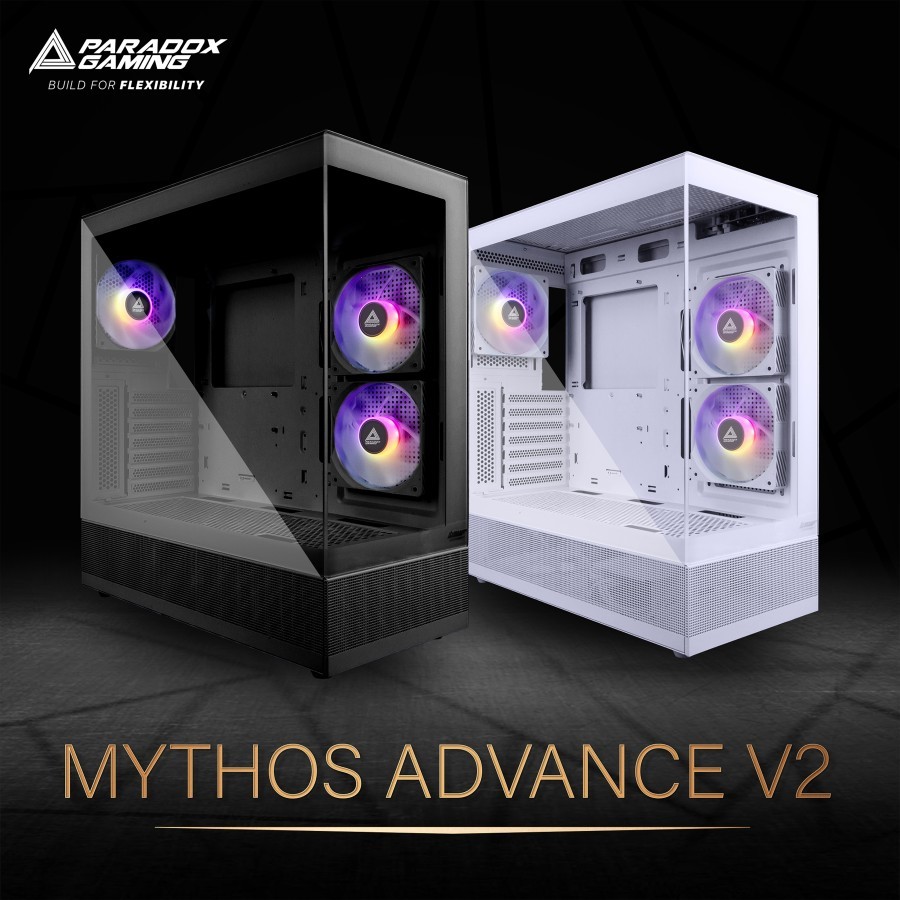Jual CASING PC GAMING PARADOX GAMING MYTHOS ADVANCE V2 3 FAN ARGB ATX ...