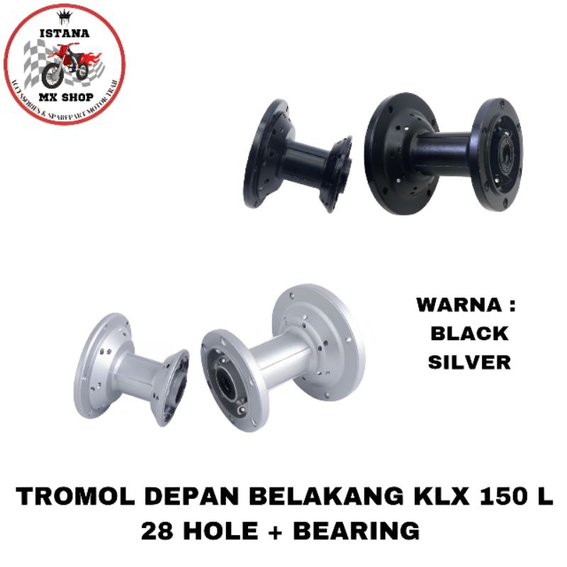 Jual Tromol Tromol Teromol Hub scarlet KLX 150 28 Hole H-28 + Bearing ...
