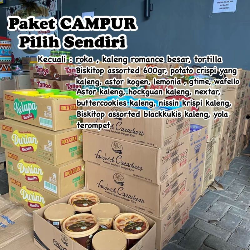 Jual PAKET CAMPUR JAJAN LEBARAN [ISI 6 PCS] Snack Lebaran Parcel ...