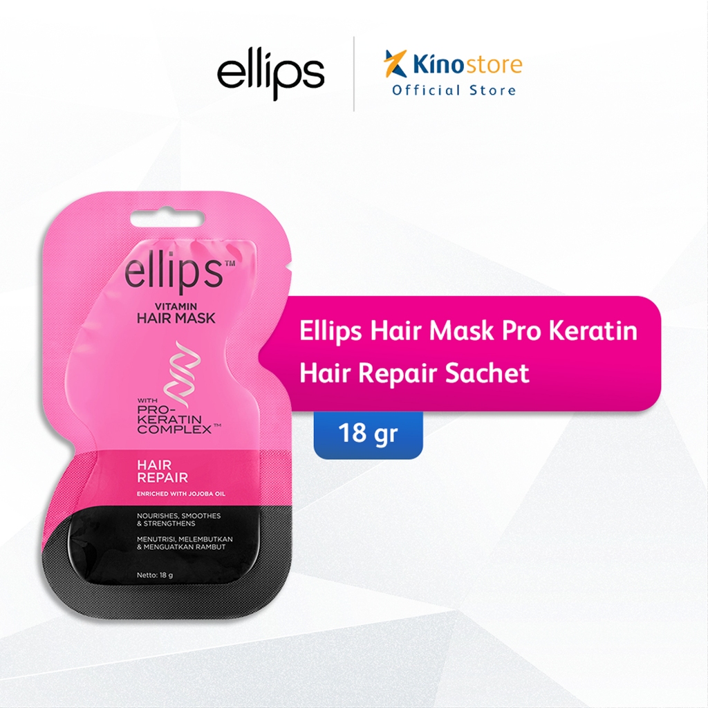Jual Ellips Hair Mask Pro Keratin Hair Repair Sachet 18gr | Shopee ...