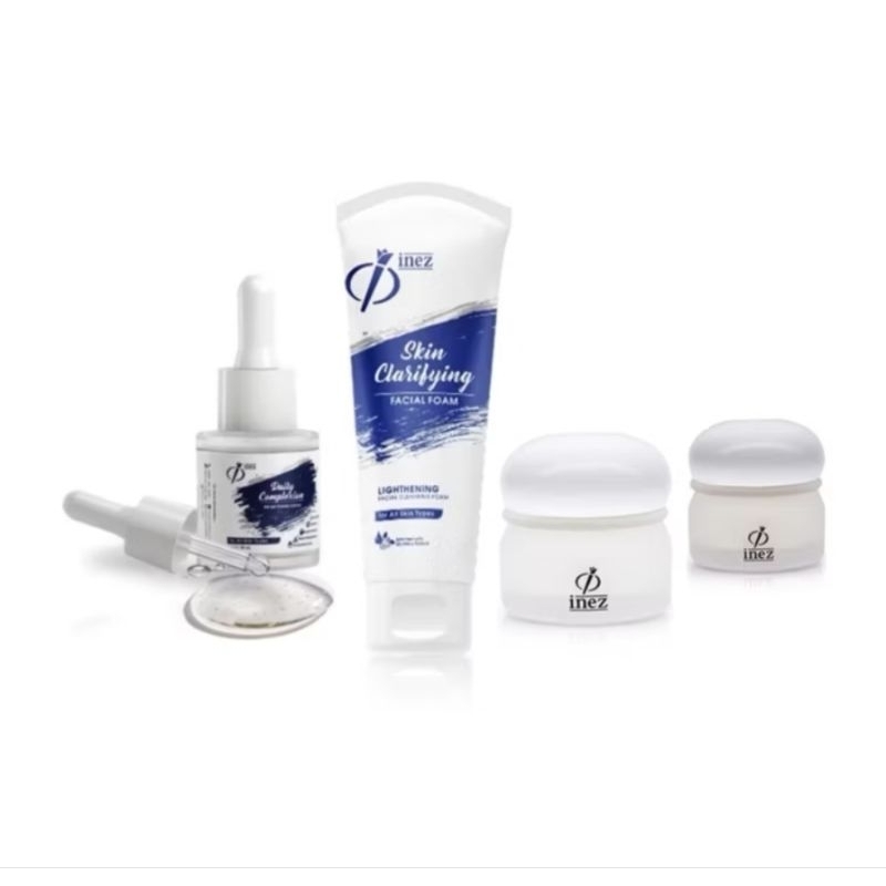 Jual INEZ paket flek plus serum whitening 4in1/ PAKET PENCERAH AMPUH ...